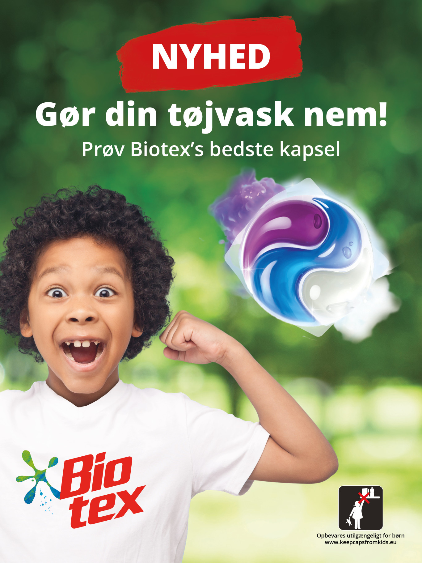 Biotex | NYHED 3i1 Vaskekapsler | Bio-tex