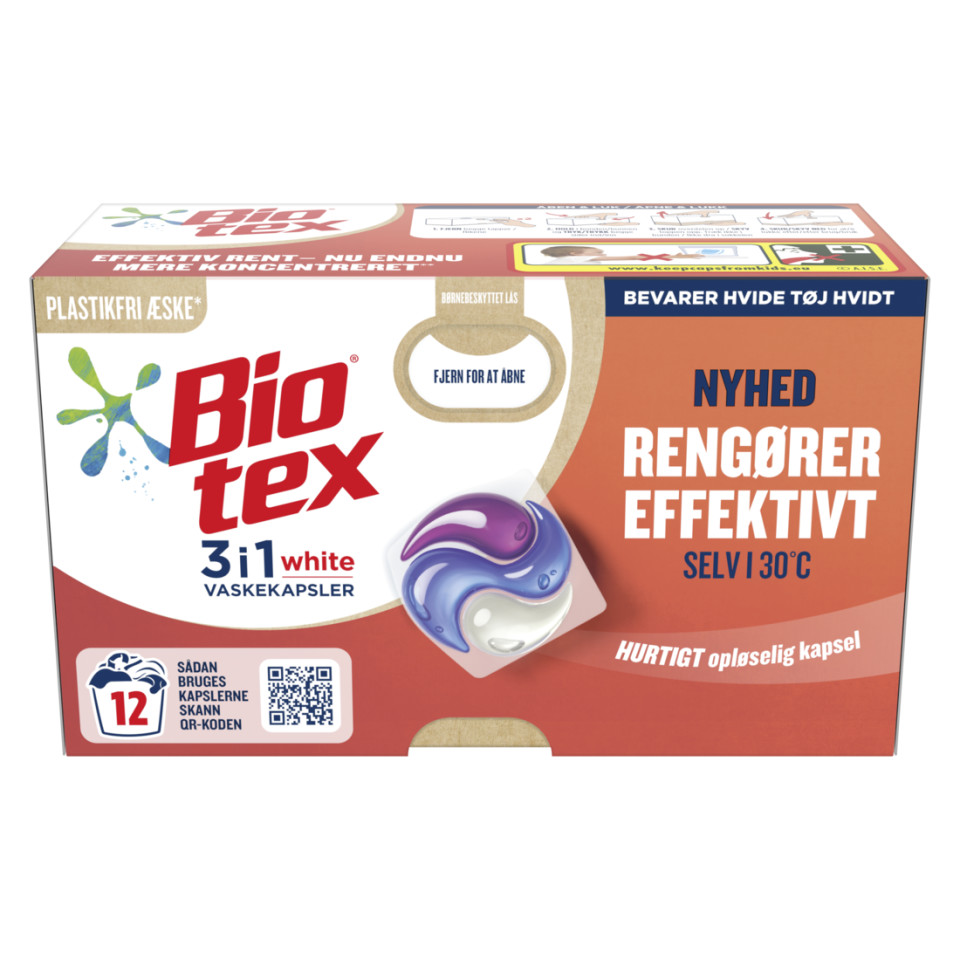 Biotex | NYHED 3i1 Vaskekapsler | Bio-tex